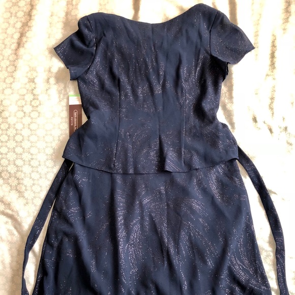 karin stevens | Dresses | Nwt Karin Stephens Navy Blue Dress | Poshmark